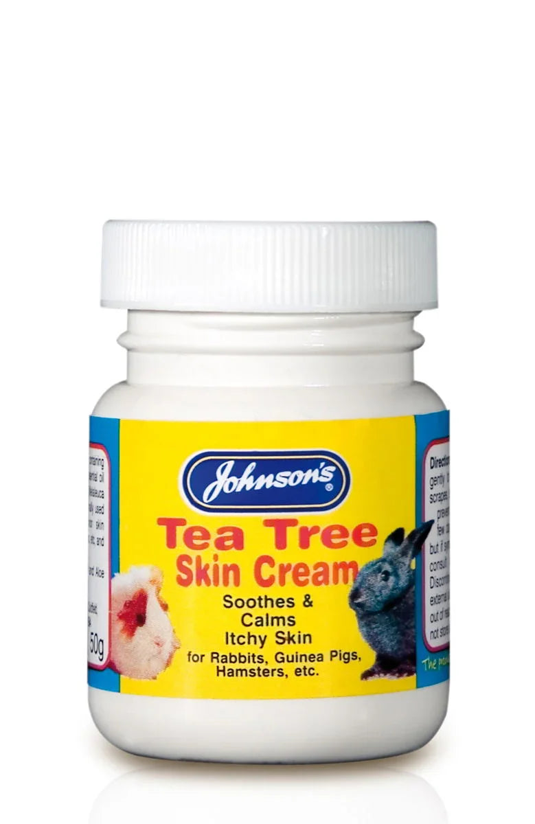 Small Animal Tea Tree Skin Cream 50g – North East Pet Shop