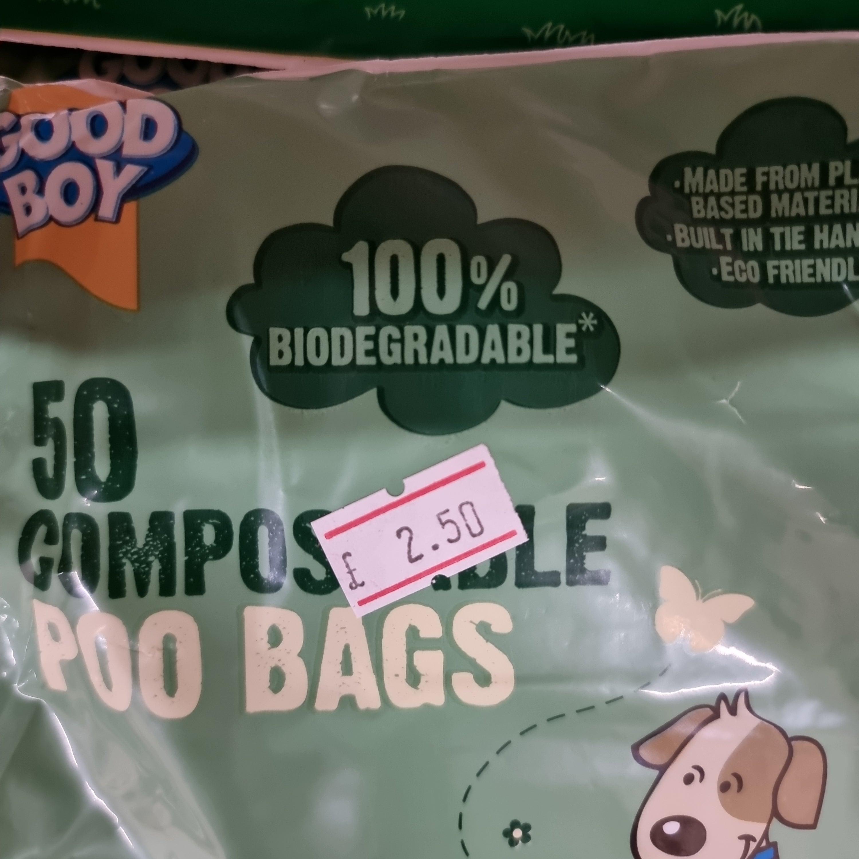 Good Boy Compostable Poo Bags - 50 Pack – North East Pets
